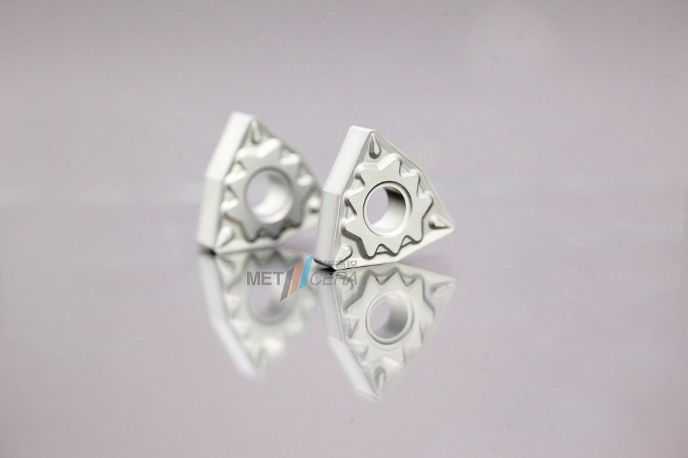 PVD Coating Metal Ceramic Lathe Inserts With Long Life Time WNMG080408