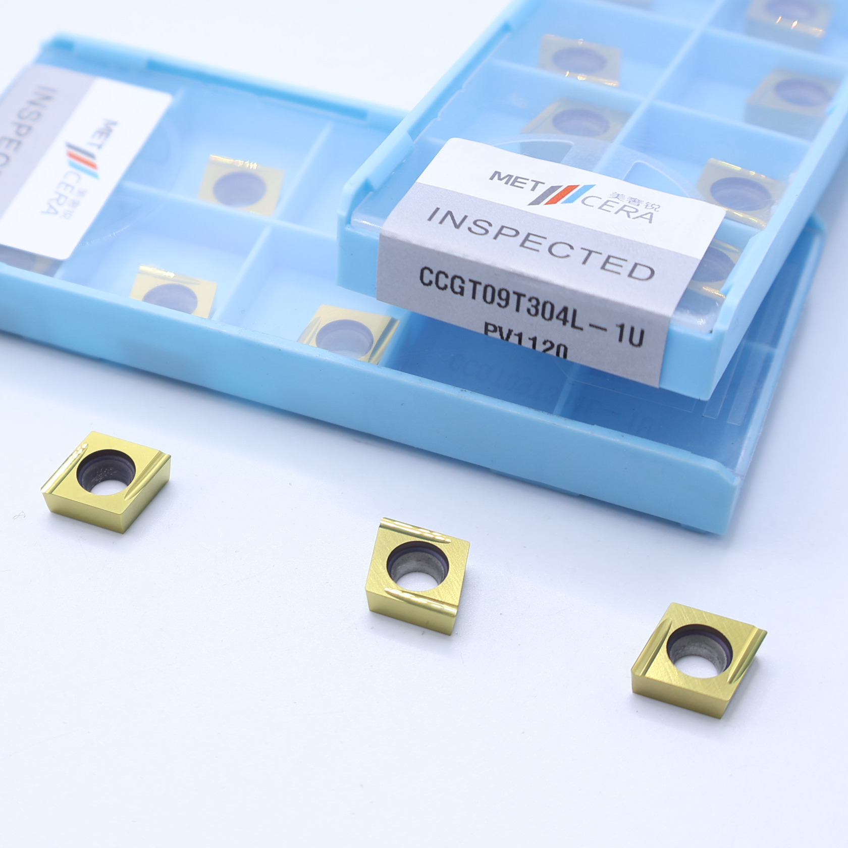 Golden HV3500 CCGT09 PVD Coated Cermet Insert Boring Insert for Low ...